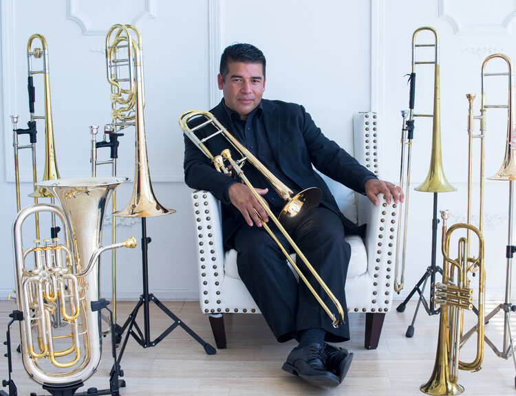 Holiday Trombone Performance - Covent Garden Market